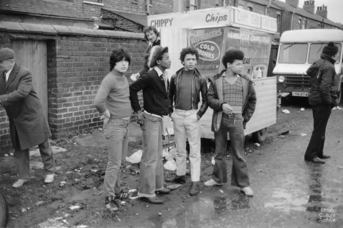 Photographs of Manchester United and City Fans, 1970s | Iain S P Reid