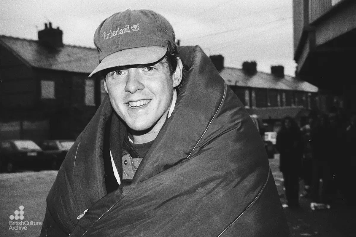 Oasis Fans, Maine Road, 1996 | British Culture Archive